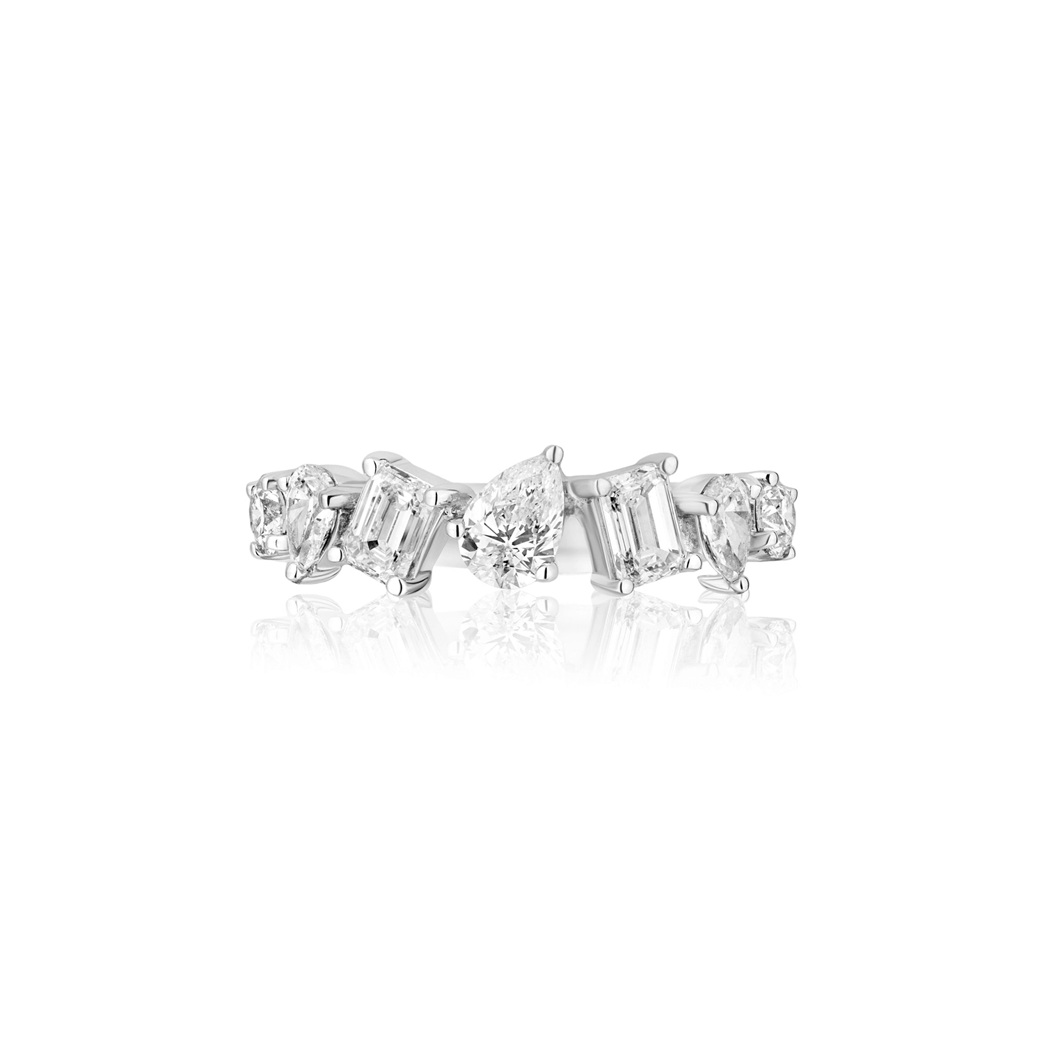 Mixed-Shaped Diamond Band – JNAMDAR